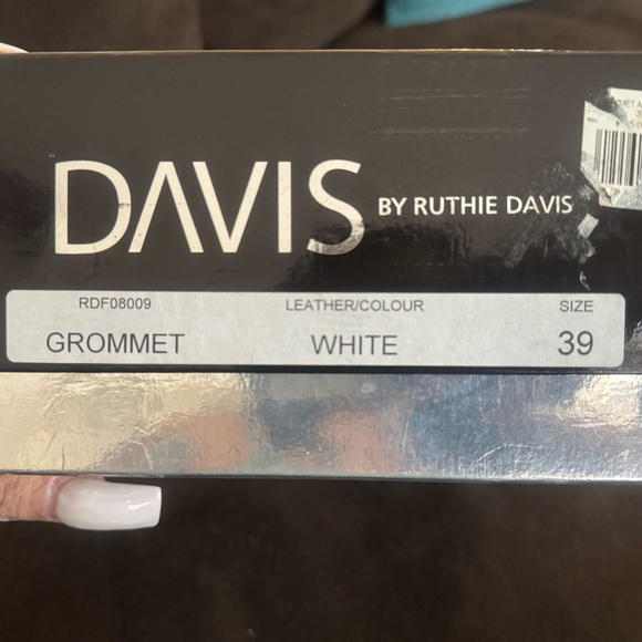 Ruthie Davis | Shoes | Ruthie Davis White And Black Polka Dot Heels ...